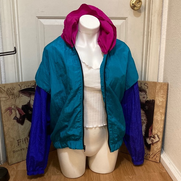 Kristen Blake | Jackets & Coats | Kristen Blake Vintage Colorblock ...